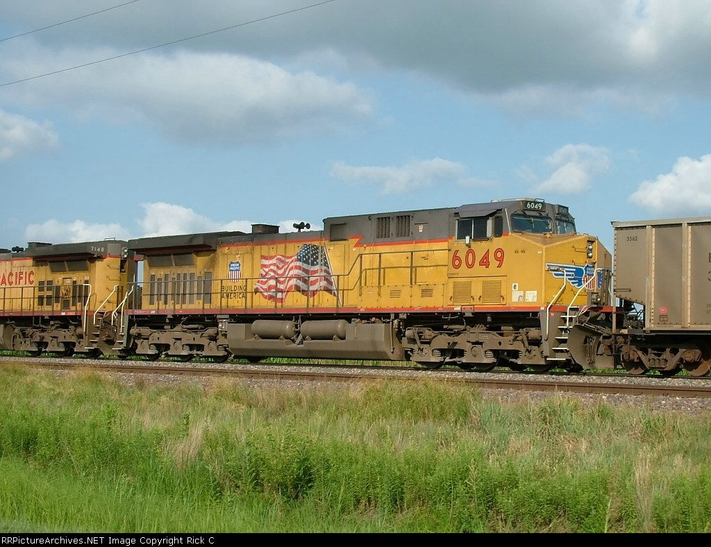 UP 6049 - #2 Power on EB EDGX Coal Loads